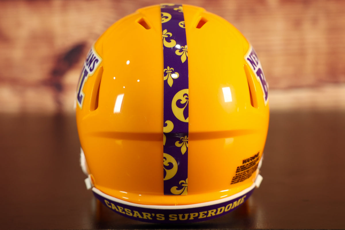 Custom Mini Helmet - New Orleans Bowl – Green Gridiron, Inc.