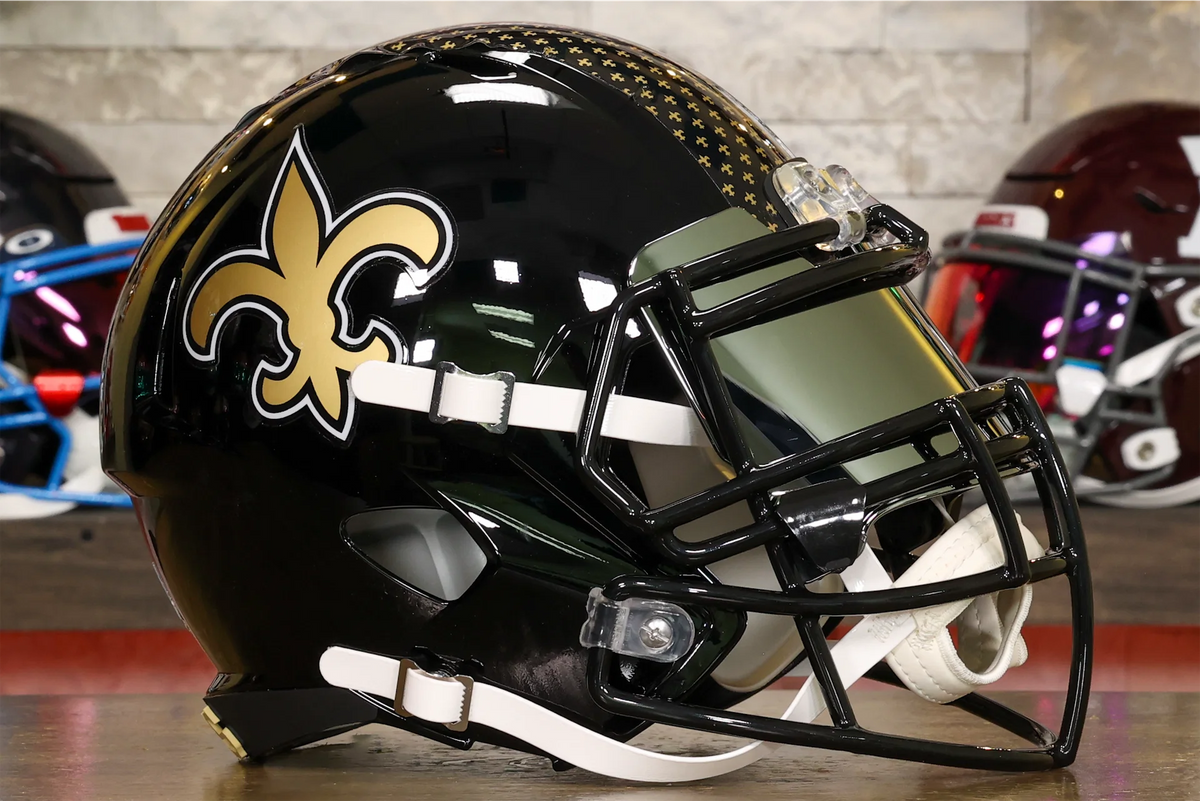 New Orleans Saints Riddell Speed Display Helmet - GG Edition 02602 ...