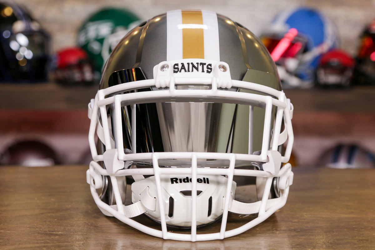 New Orleans Saints Riddell Speed Display Helmet - GG Edition – Green ...