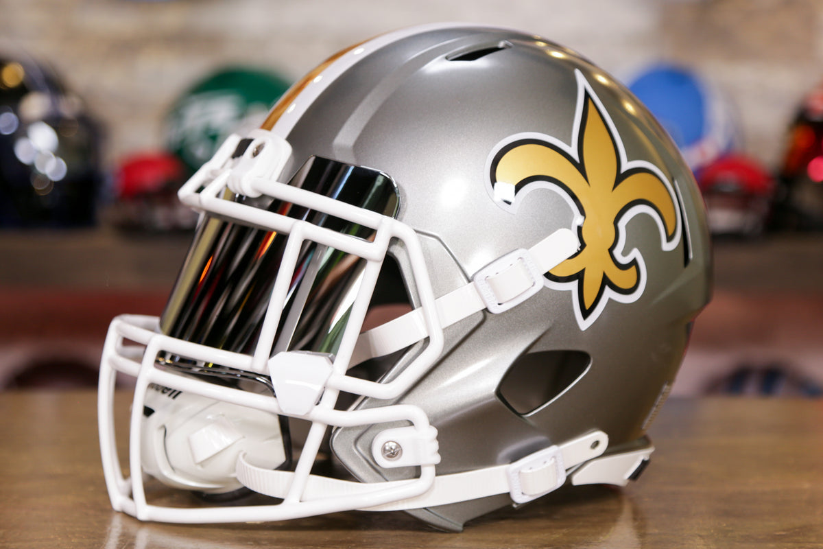 New Orleans Saints Riddell Speed Display Helmet - GG Edition – Green ...