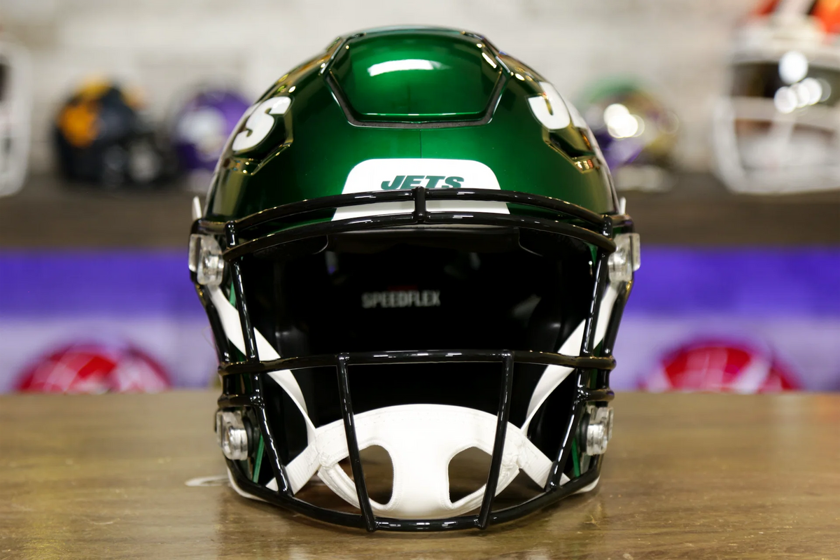 New York Jets Riddell SpeedFlex Helmet – Green Gridiron, Inc.