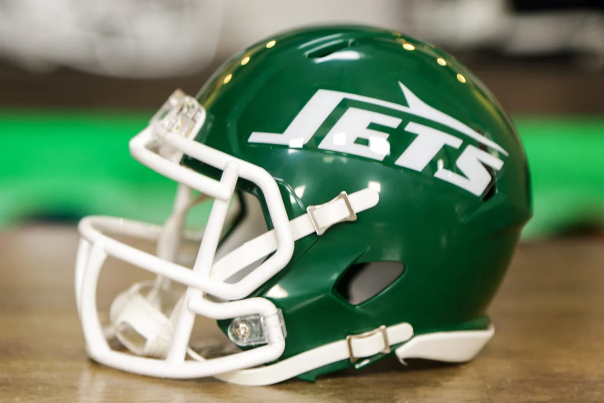New York Jets Riddell Speed Mini Helmet - 1978-1989 Throwback – Green ...