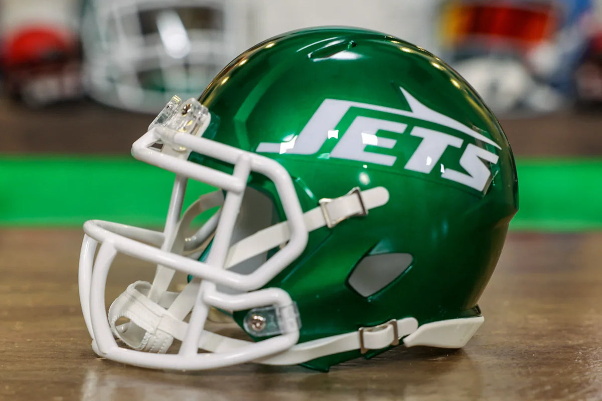 New York Jets Riddell Speed Mini Helmet - Tribute Alternate – Green ...
