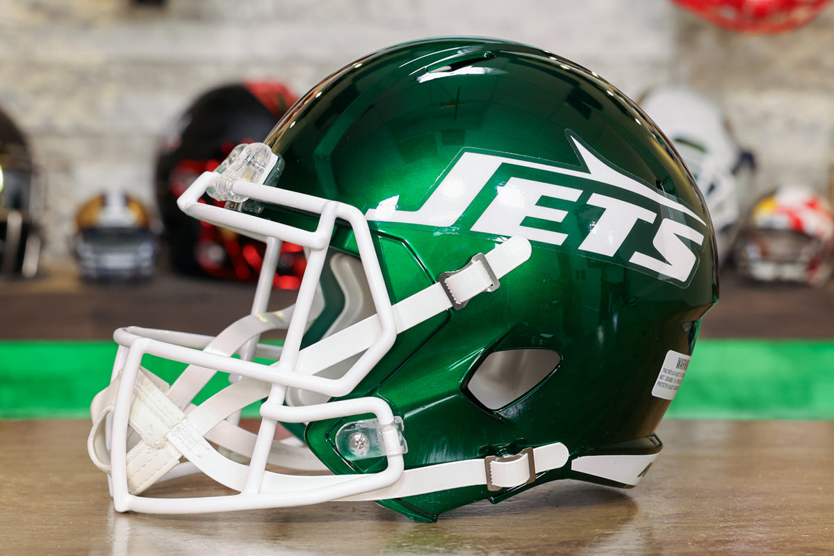 New York Jets Riddell Speed Replica Helmet - 2023 Alternate – Green ...