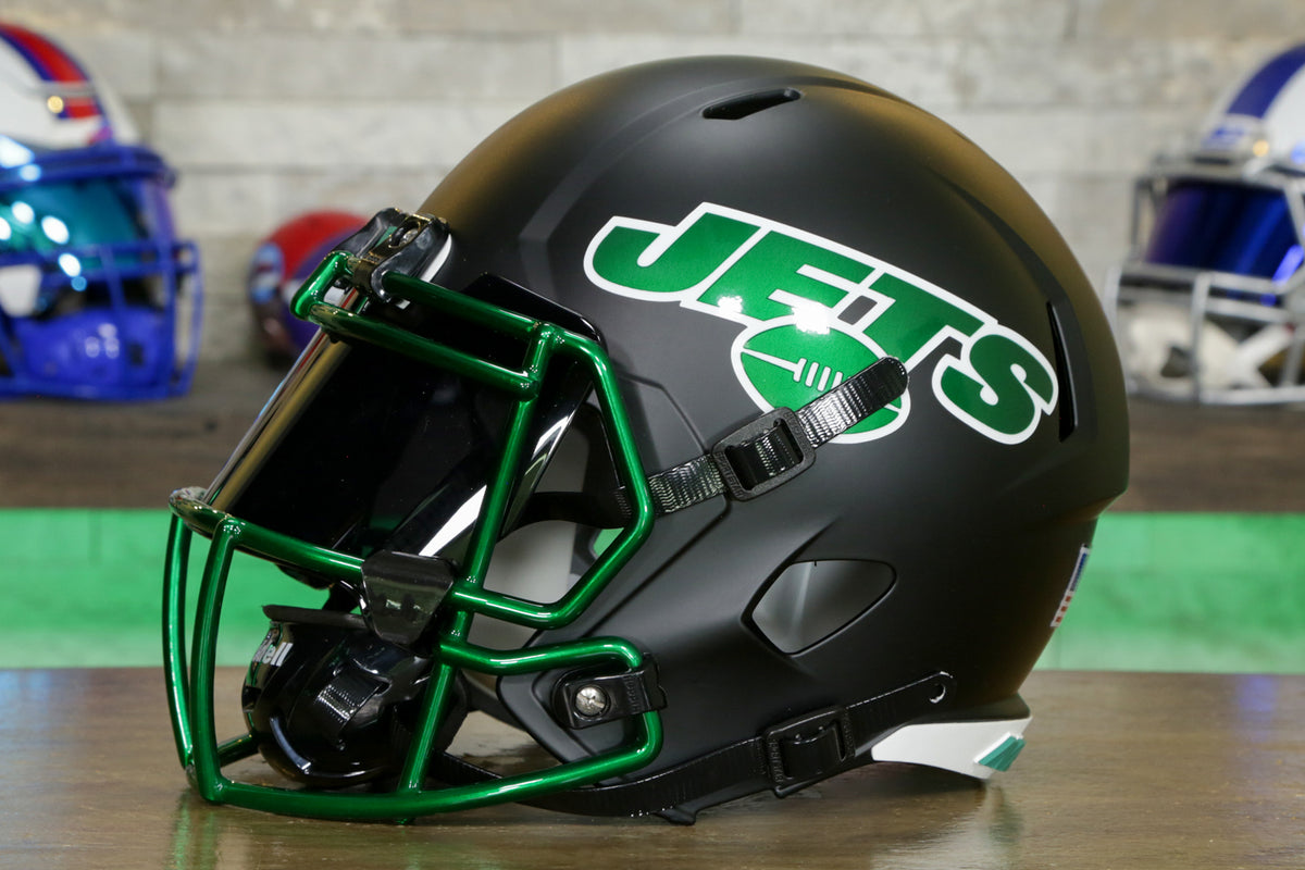 New York Jets Riddell Speed Display Helmet - GG Edition – Green ...