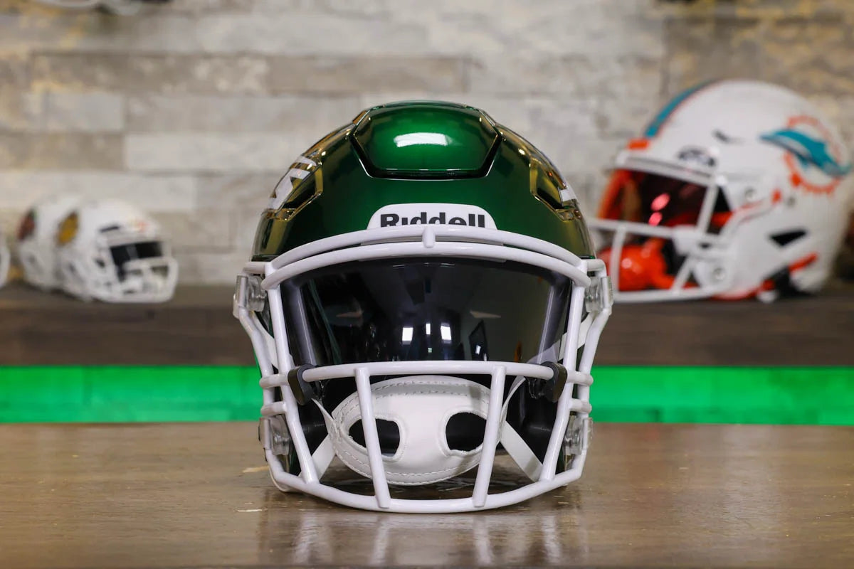 New York Jets Riddell SpeedFlex Mid-Size Helmet – Green Gridiron, Inc.