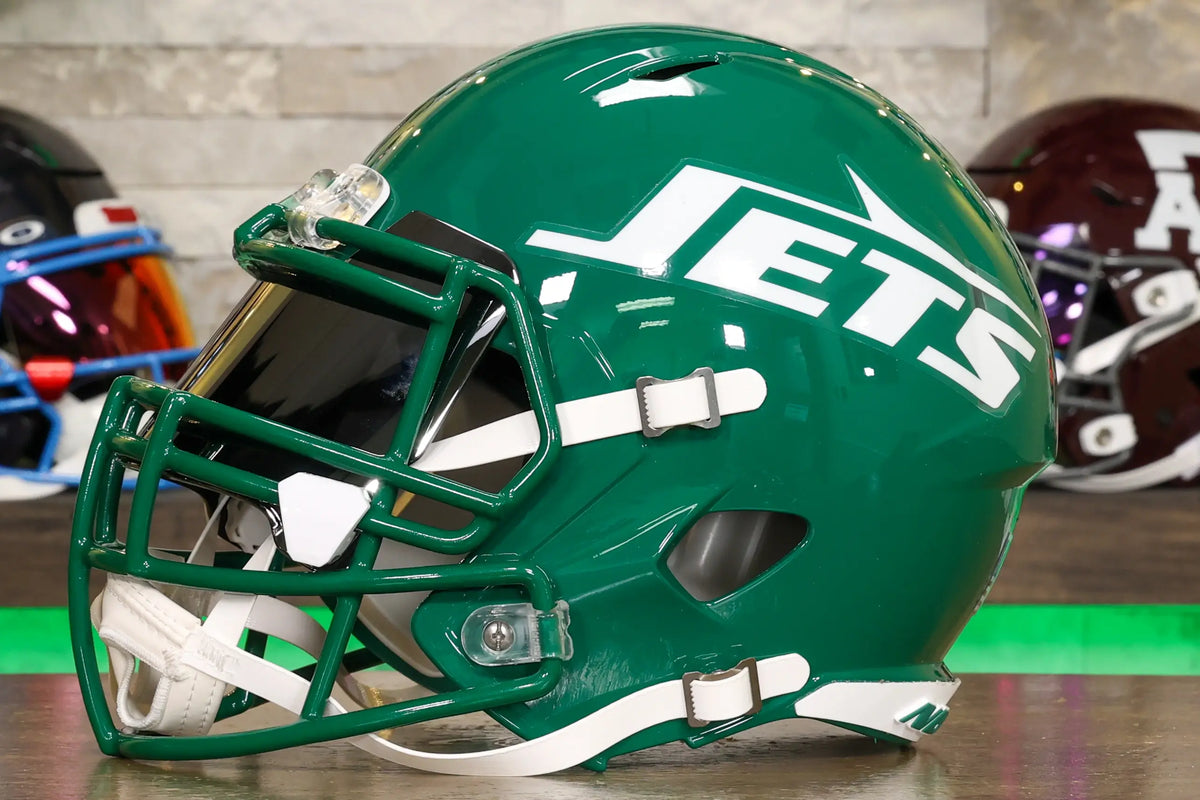 New York Jets Riddell Speed Display Helmet - GG Edition – Green ...