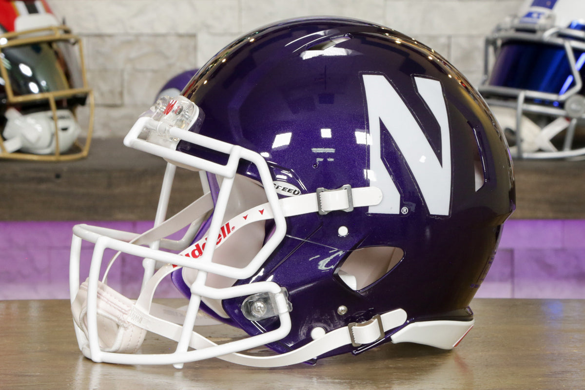 Northwestern Wildcats Riddell Speed Authentic Helmet – Green Gridiron, Inc.