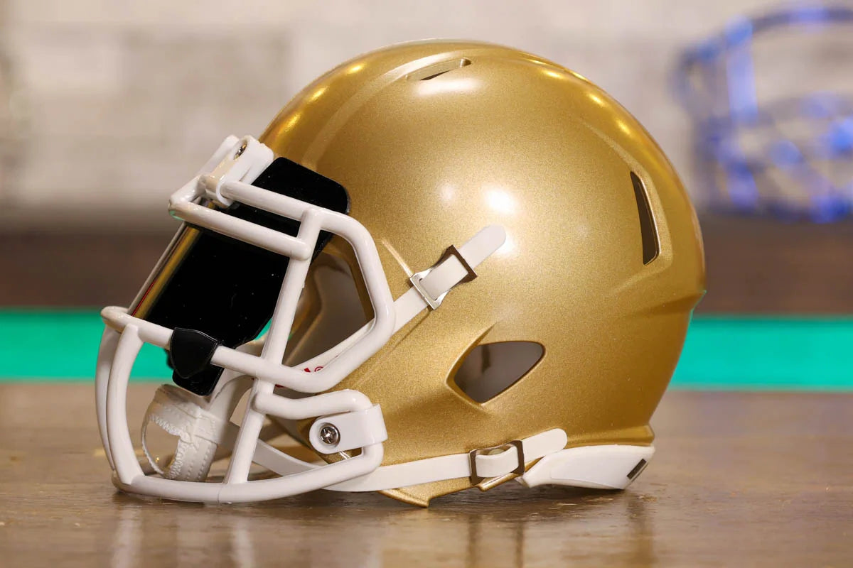 Notre Dame Fighting Irish Riddell Speed Mini Helmet - GG Edition ...