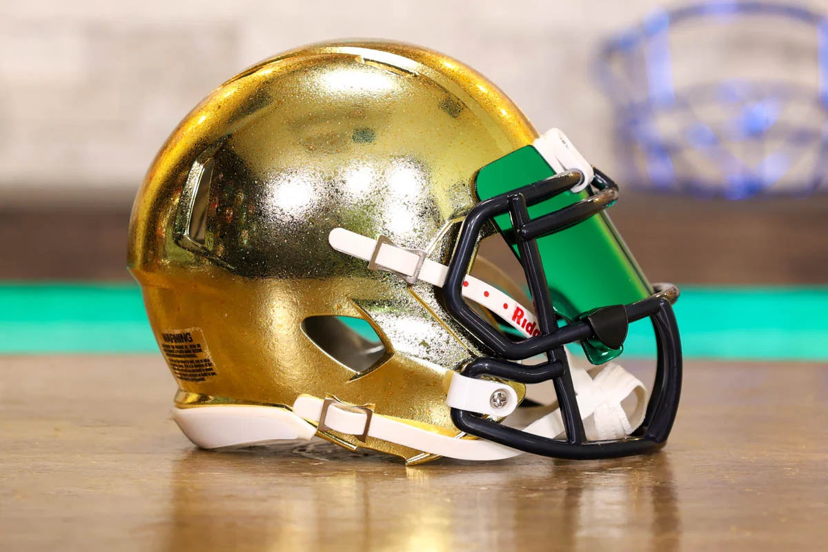 Notre Dame Fighting Irish Riddell Speed Mini Helmet - GG Edition ...