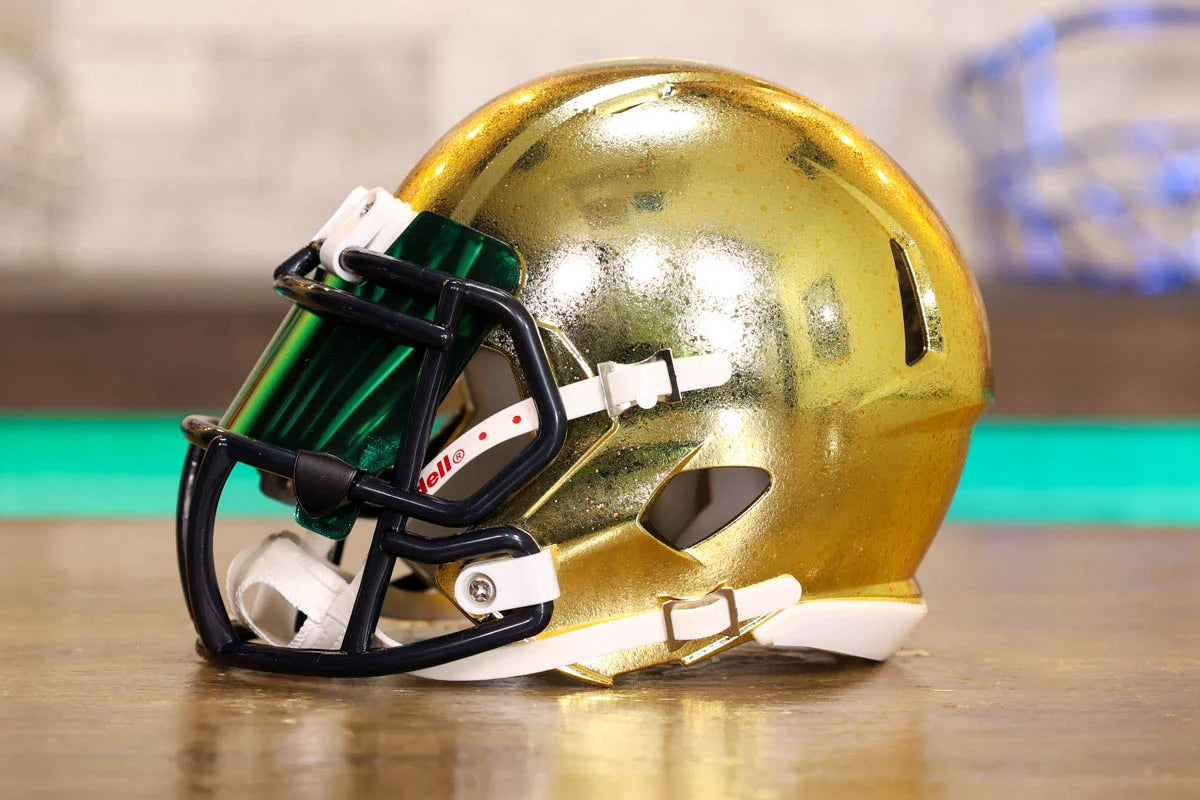 Notre Dame Fighting Irish Riddell Speed Mini Helmet - GG Edition ...