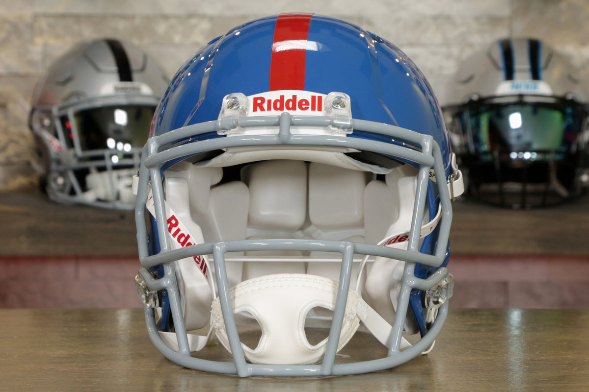 Mississippi Rebels Riddell Speed Authentic Helmet - Powder Blue – Green ...