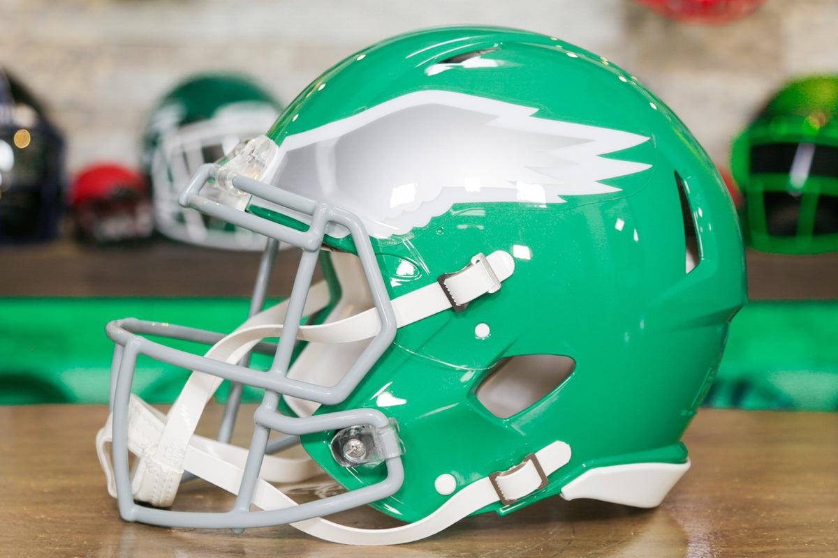 Philadelphia Eagles Riddell Speed Authentic Helmet - Kelly Green Alter ...