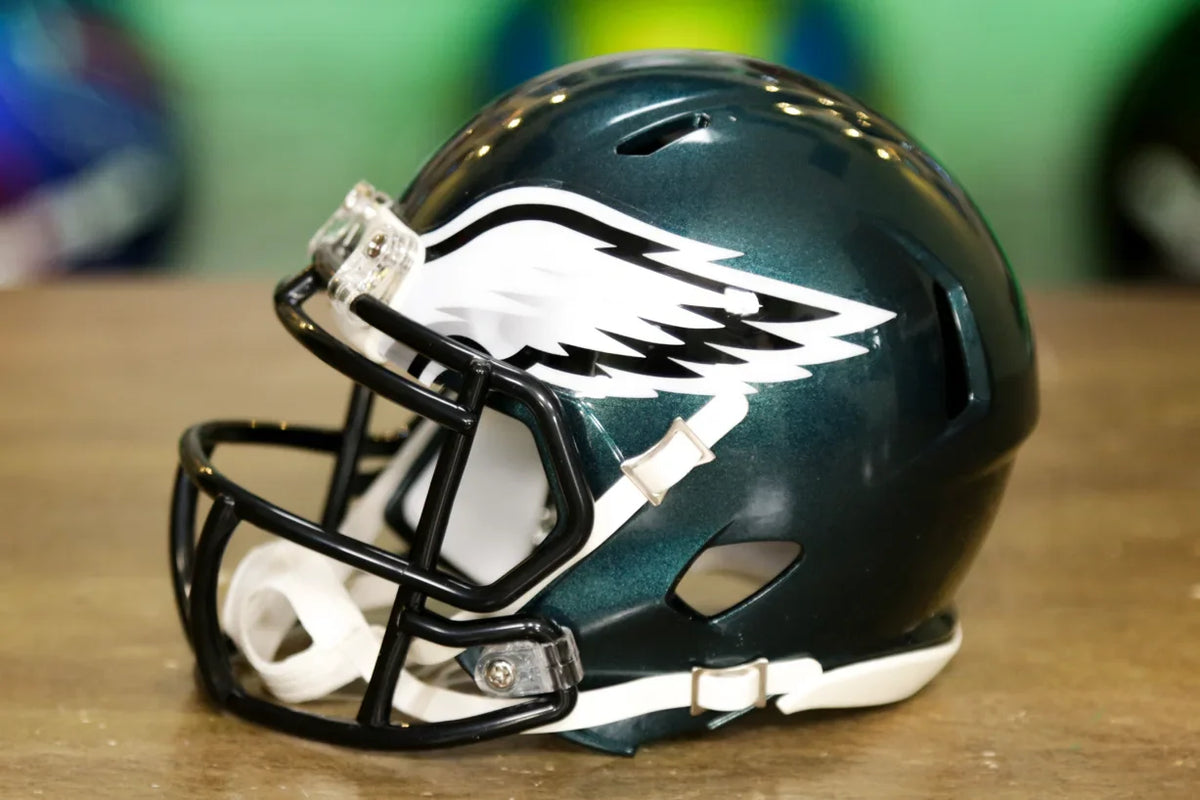 Philadelphia Eagles Riddell Speed Mini Helmet – Green Gridiron, Inc.