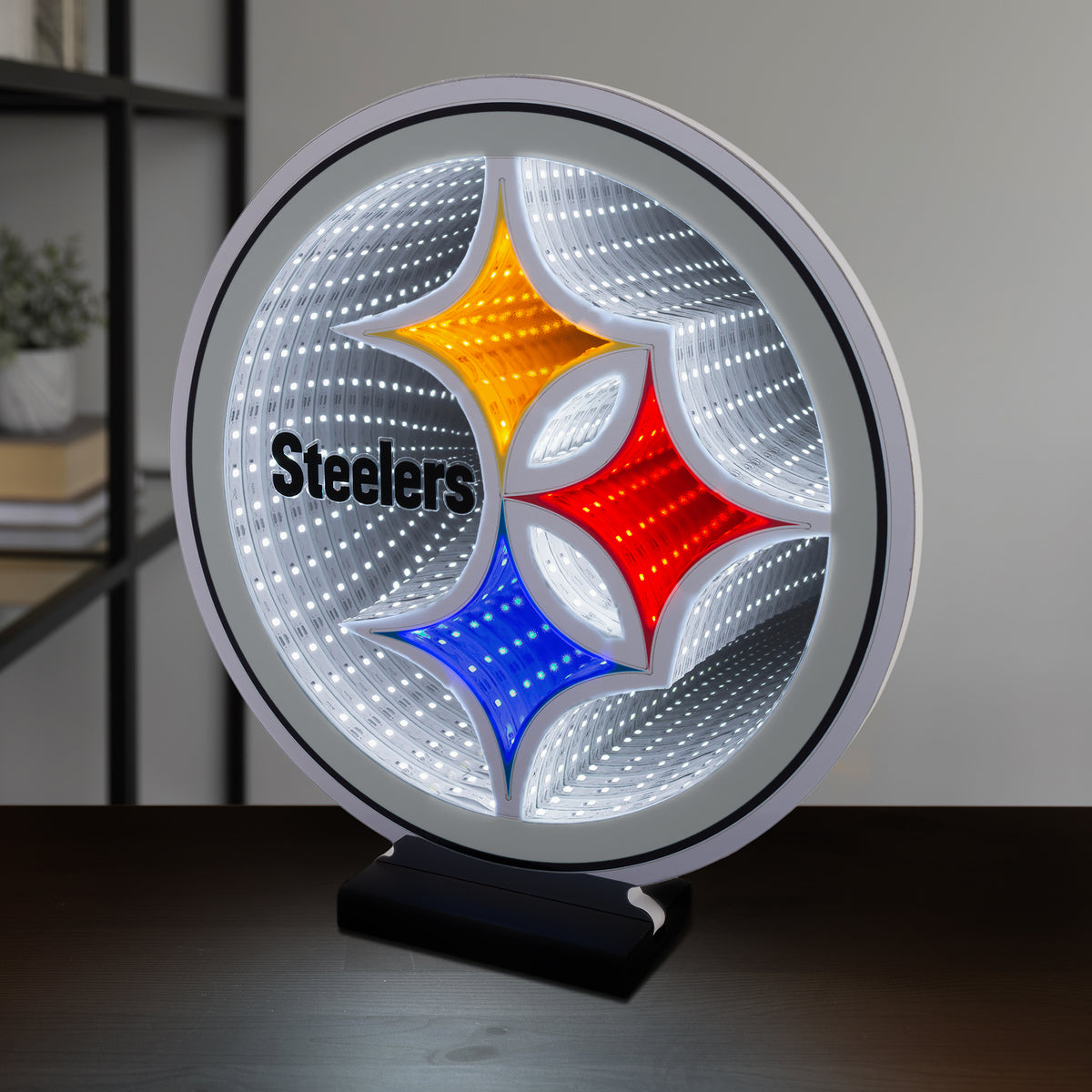 NFL LED Infinity Logo Light - Pittsburgh Steelers – Green Gridiron, Inc.