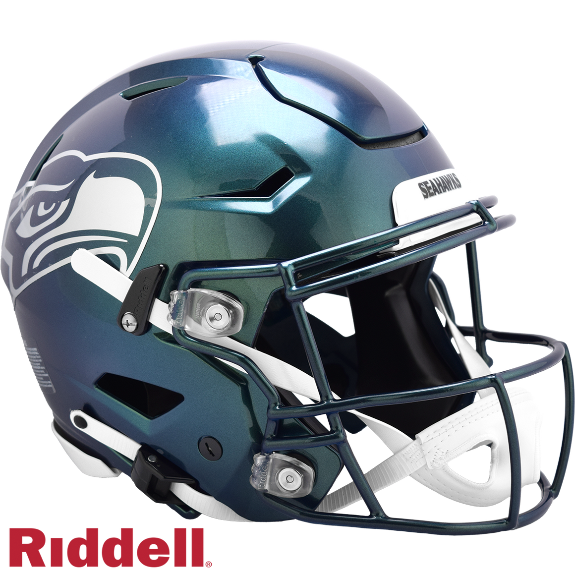 Seattle Seahawks Riddell SpeedFlex Helmet - Rivals – Green Gridiron, Inc.