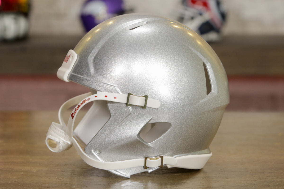 Riddell Speed Blank Mini Helmet Shell - Silver – Green Gridiron, Inc.