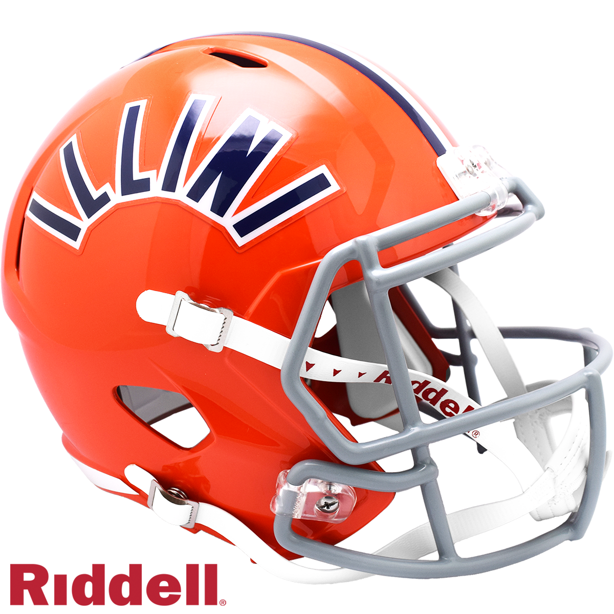 Illinois Fighting Illini Riddell Speed Authentic Helmet - Throwback 19 ...