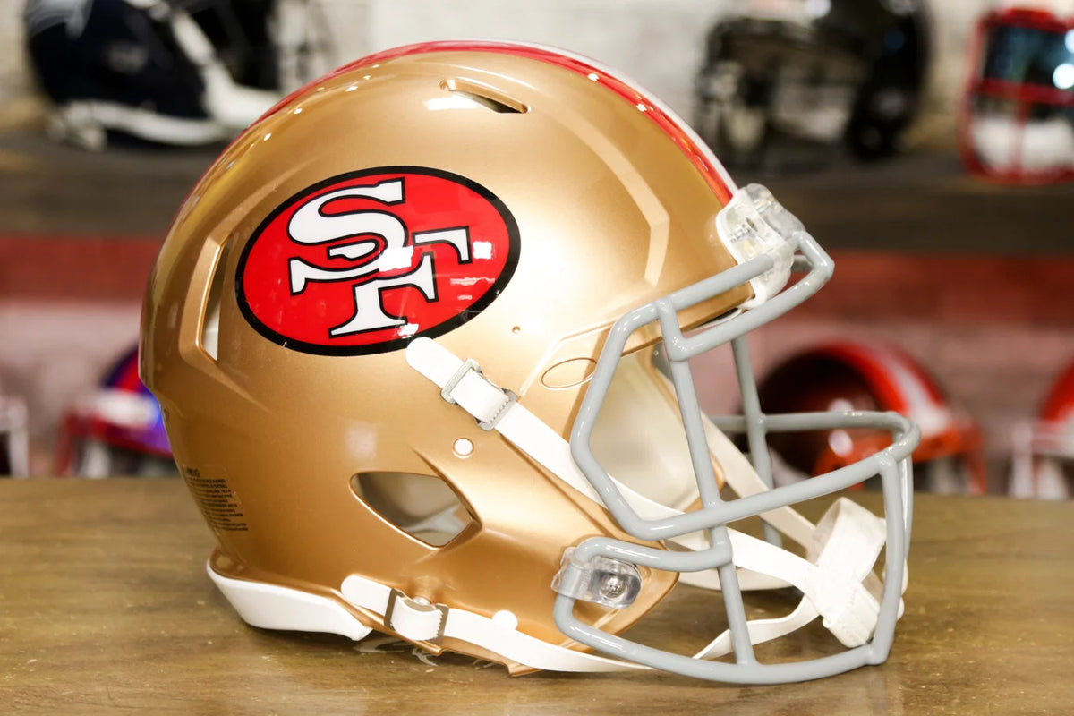 San Francisco 49ers Riddell Speed Authentic Helmet - 1964-1995 Throwba ...