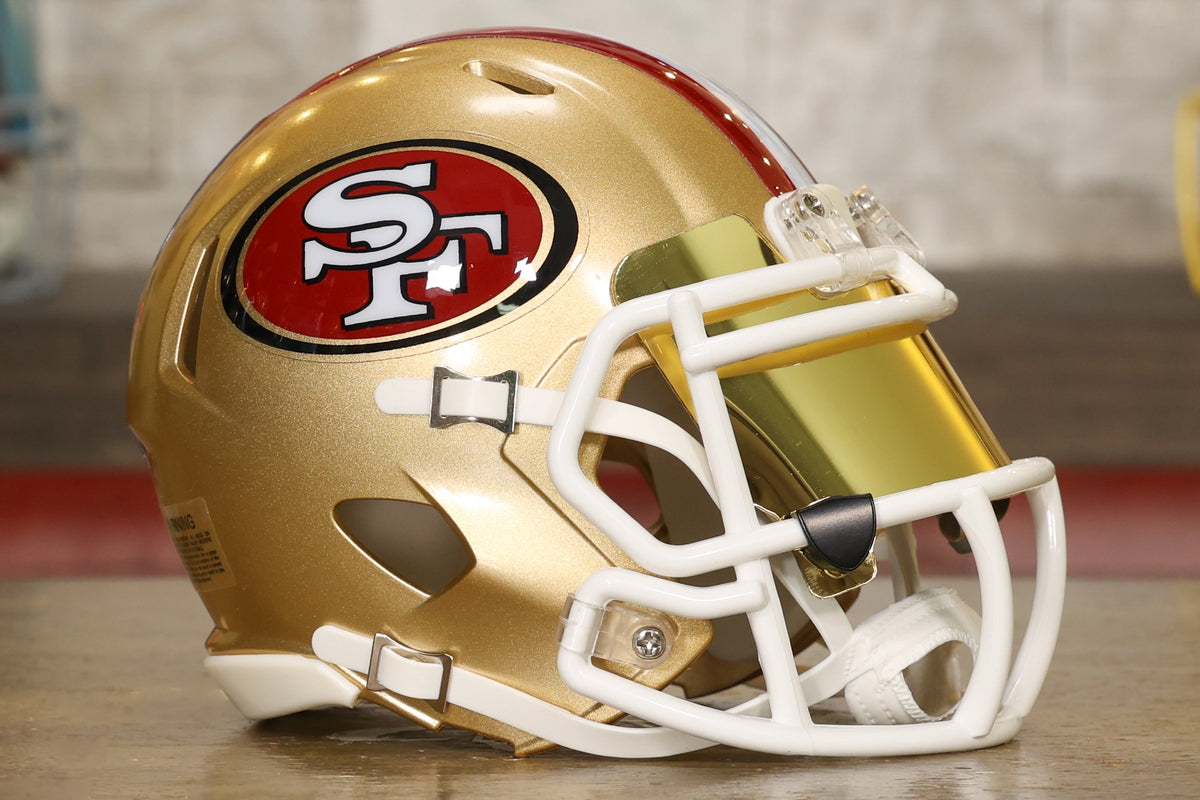 San Francisco 49ers Riddell Speed Mini Helmet - GG Edition 01189 ...