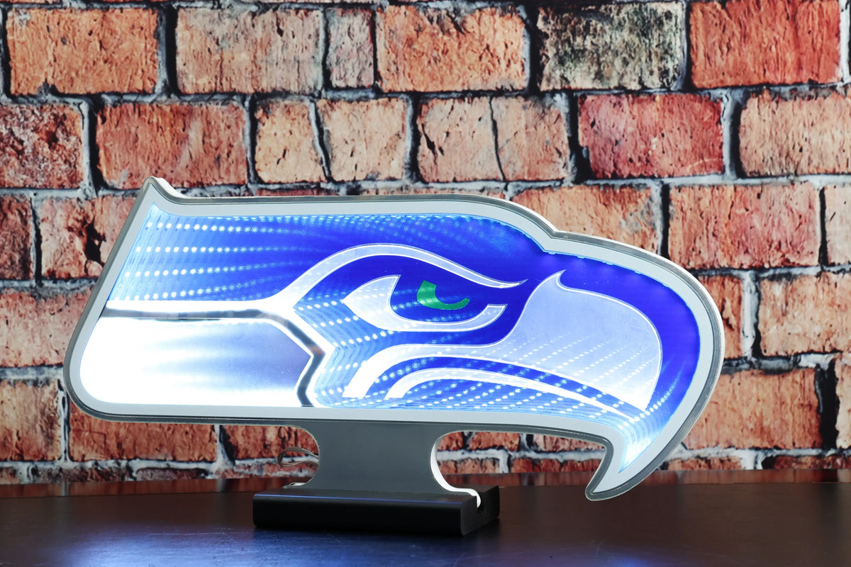 NFL LED Infinity Logo Light - Seattle Seahawks – Green Gridiron, Inc.