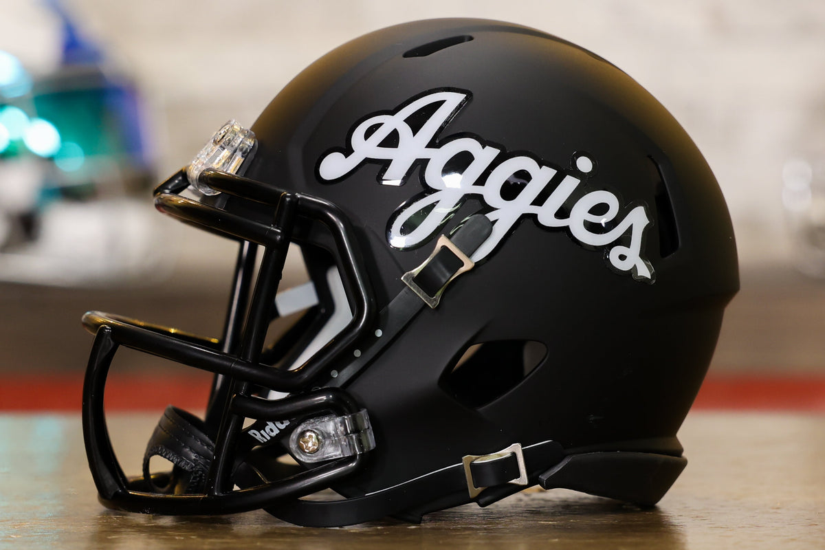 Casco Mini Texas A&M Aggies Riddell Speed - Blanco – Green Gridiron, Inc.