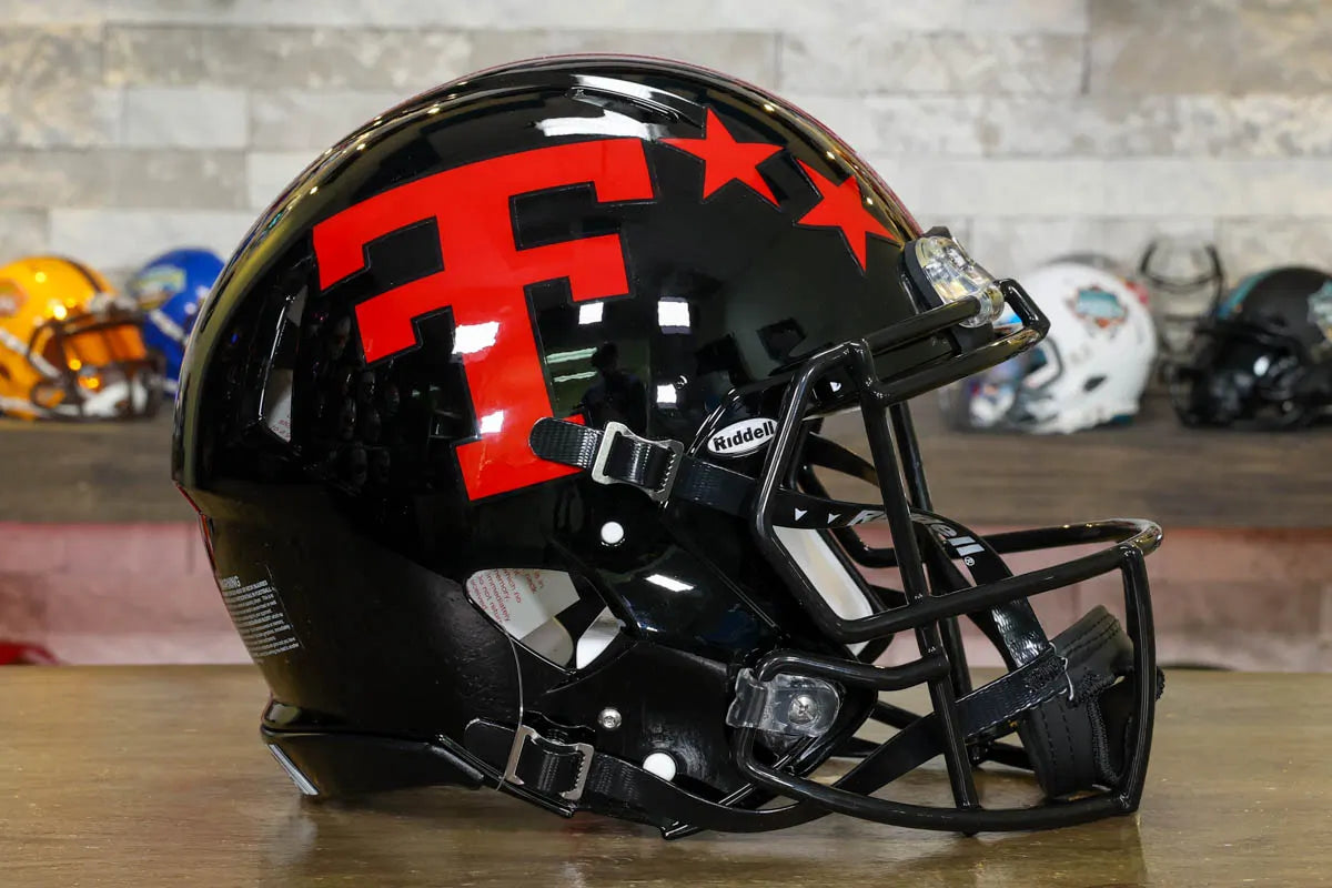 Texas Tech Red Raiders Riddell Speed Authentic Helmet - 100 Year Throw ...