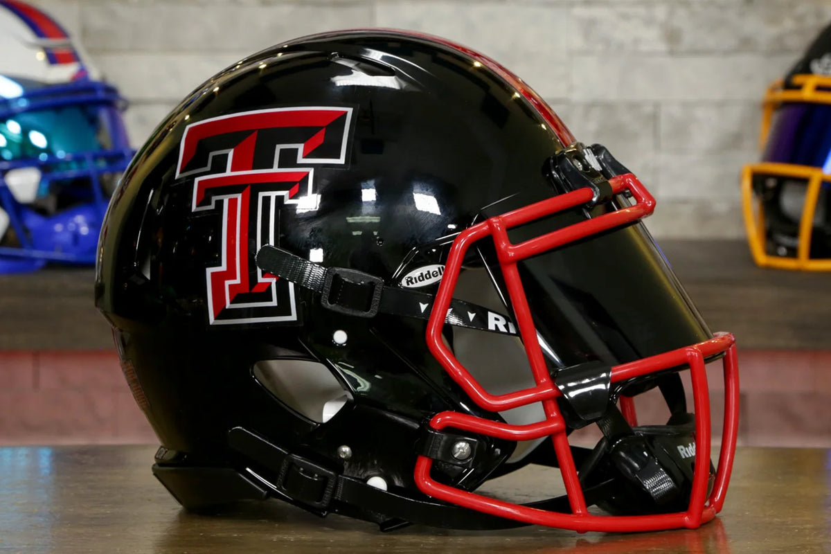 Texas Tech Red Raiders Riddell Speed Authentic Helmet - GG Edition 001 ...