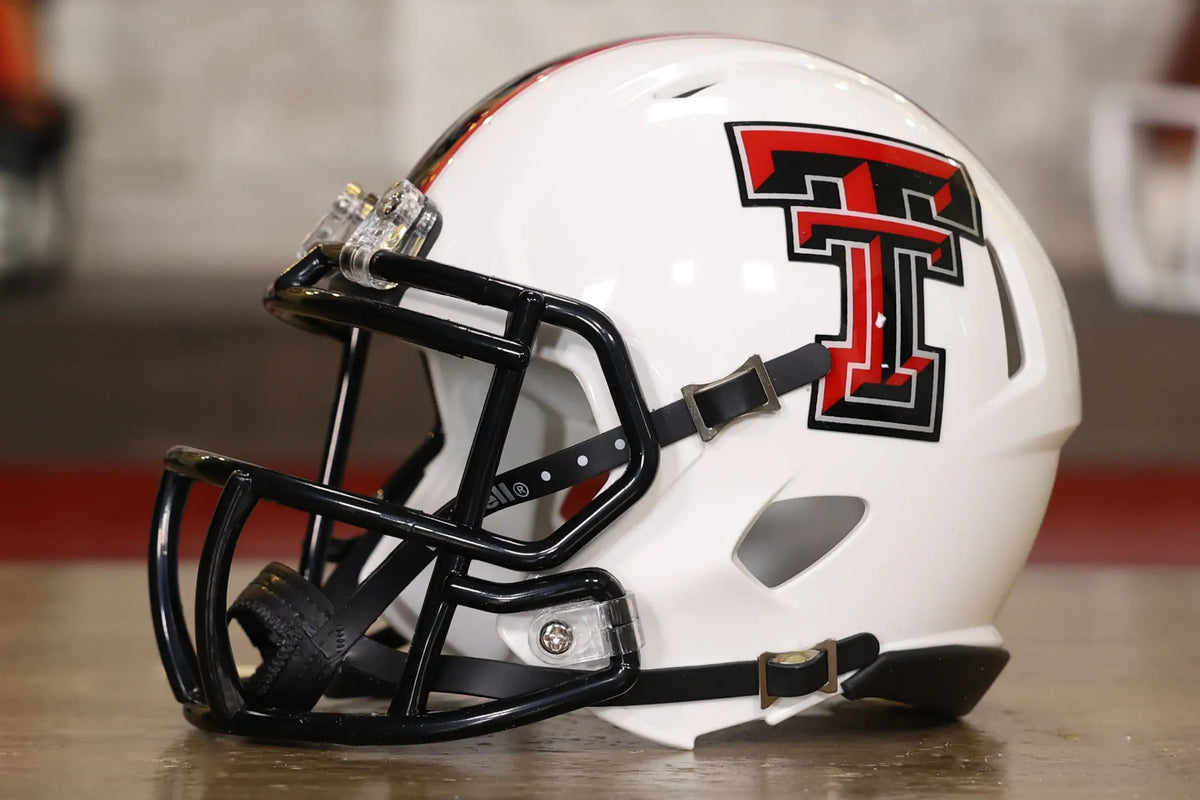 Texas Tech Red Raiders Riddell Speed Mini Helmet - White – Green ...