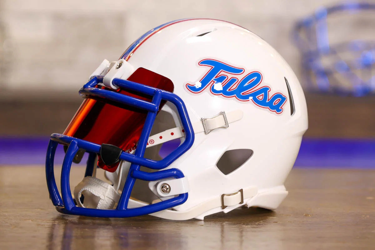 Tulsa Golden Hurricane Riddell Speed Mini Helmet - GG Edition – Green ...