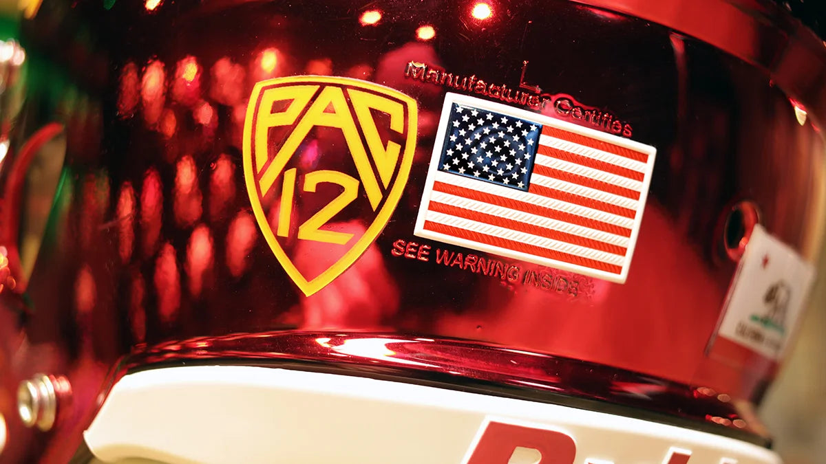 EmbossTech US Flag | Raised Helmet Decal – Green Gridiron, Inc.