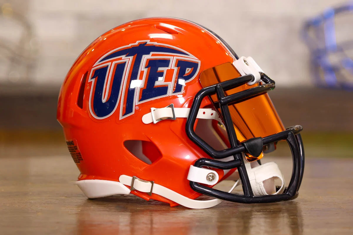 UTEP Miners Riddell Speed Mini Helmet - GG Edition – Green Gridiron, Inc.
