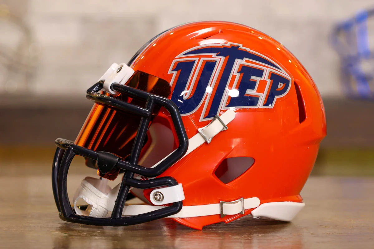 UTEP Miners Riddell Speed Mini Helmet - GG Edition – Green Gridiron, Inc.