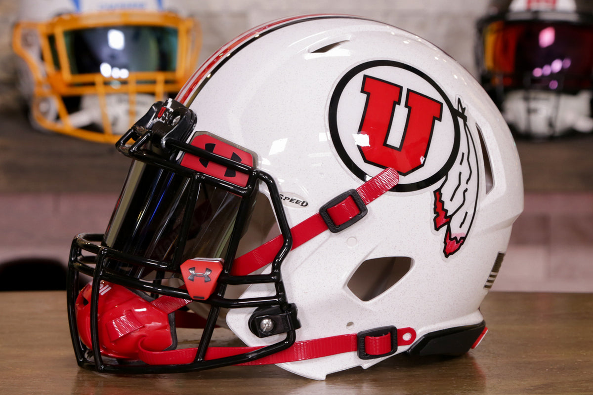 Utah Utes Riddell Speed Authentic Helmet - GG Edition 00078 – Green ...