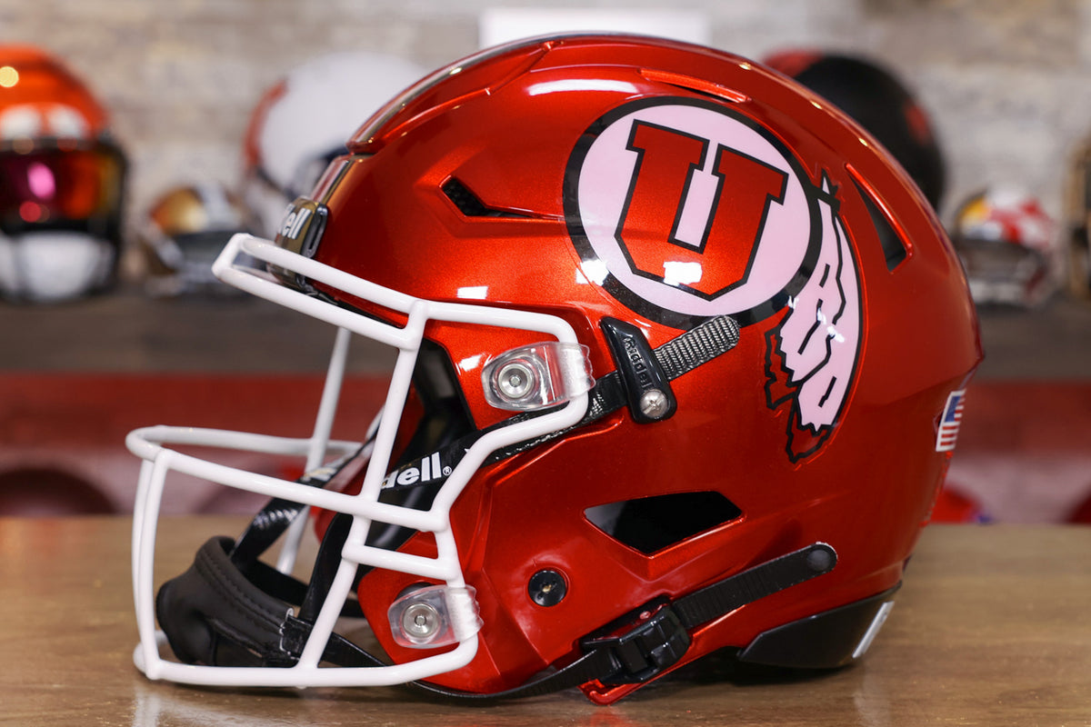 Utah Utes Riddell SpeedFlex Helmet - Radiant Red – Green Gridiron, Inc.