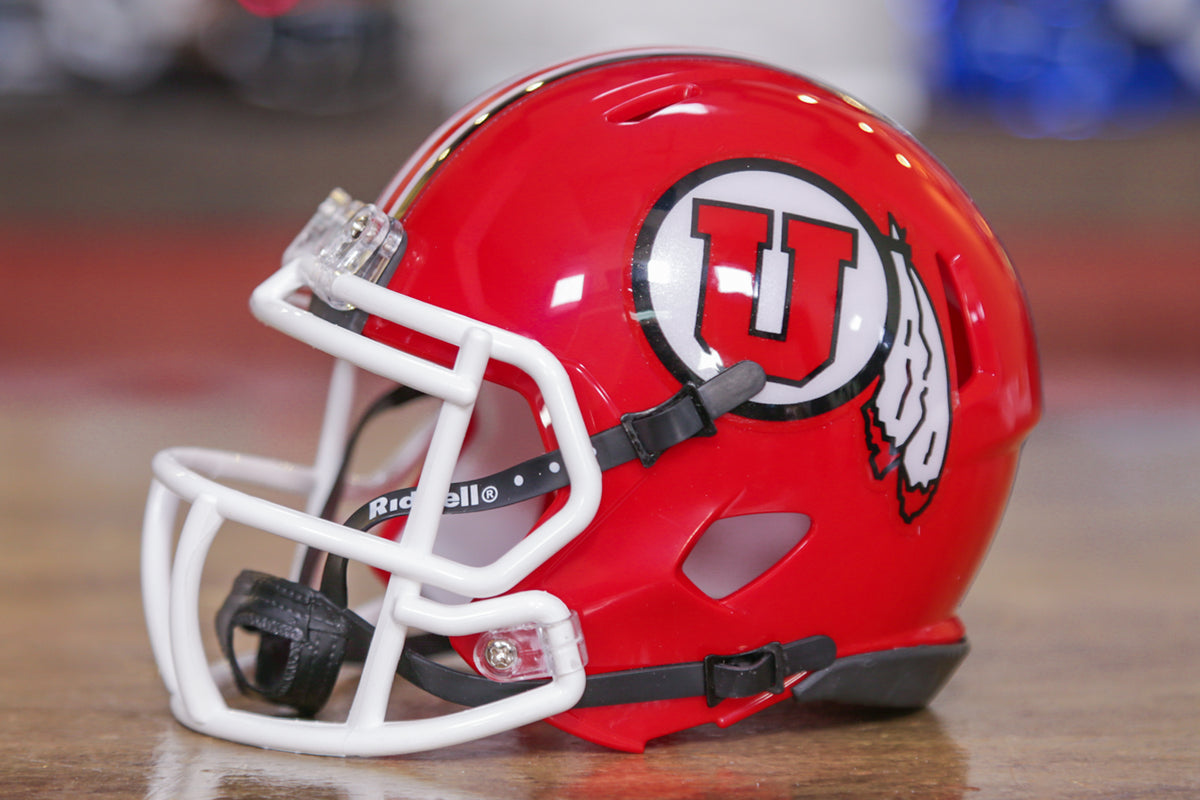 Utah Utes Riddell Speed Mini Helmet - Radiant Red – Green Gridiron, Inc.