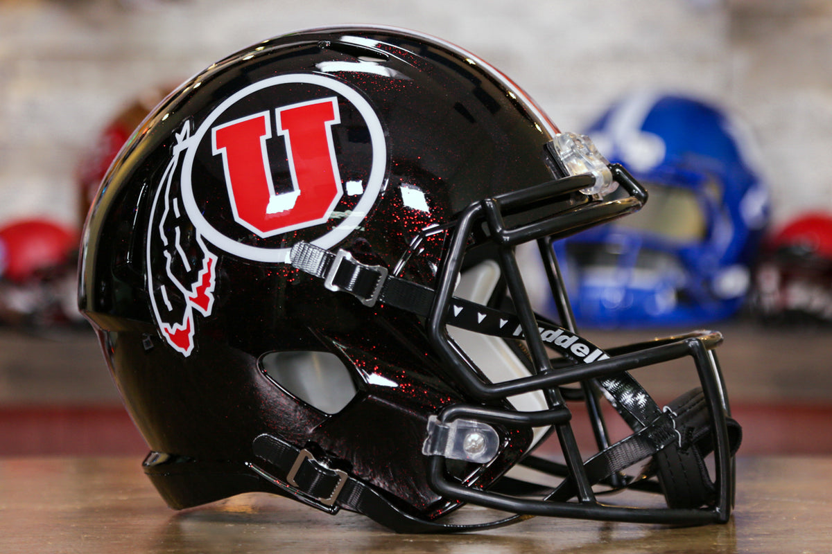 Utah Utes Helmet SALT LAKE CITY, UT NOVEMBER 26: The Utes Created A