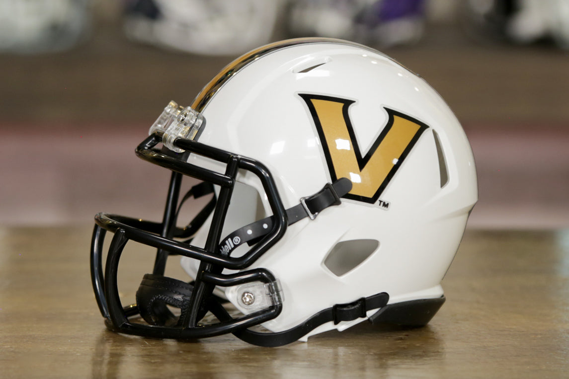 Vanderbilt Commodores Riddell Speed Mini Helmet - White – Green ...