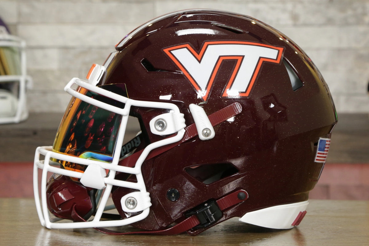 Virginia Tech Hokies Riddell SpeedFlex Helmet - GG Edition – Green ...