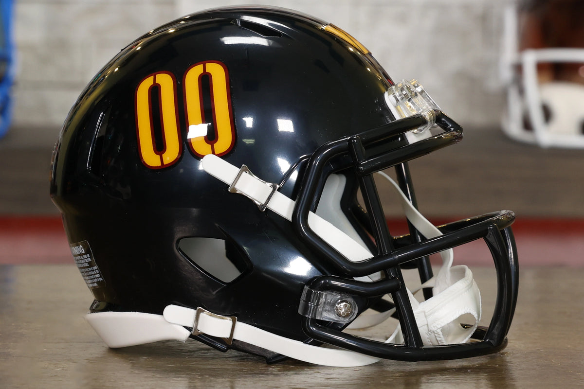 Washington Commanders Riddell Speed Mini Helmet - Black "00" Alternate ...