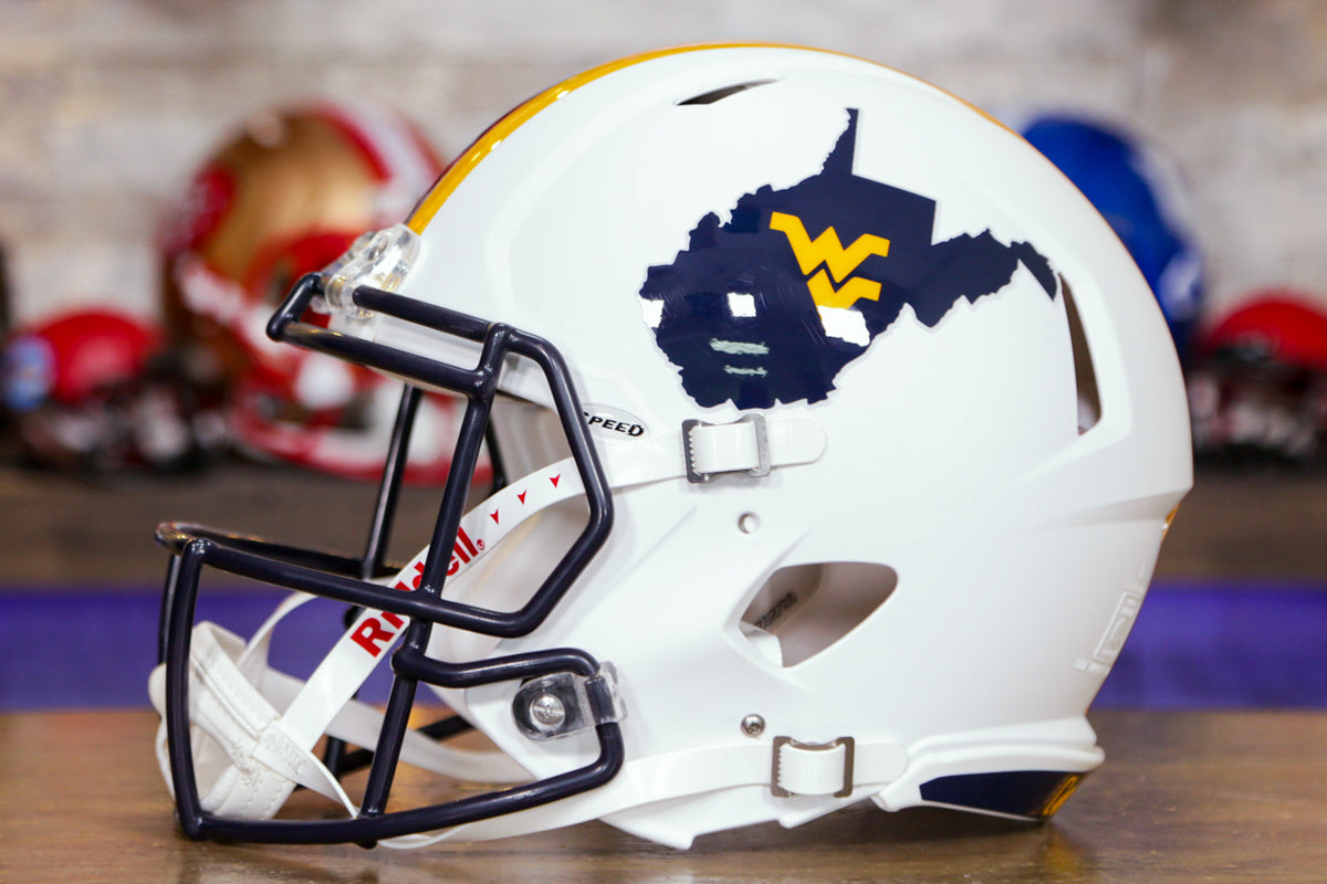 West Virginia Mountaineers Riddell Speed Authentic Helmet - Country Ro ...